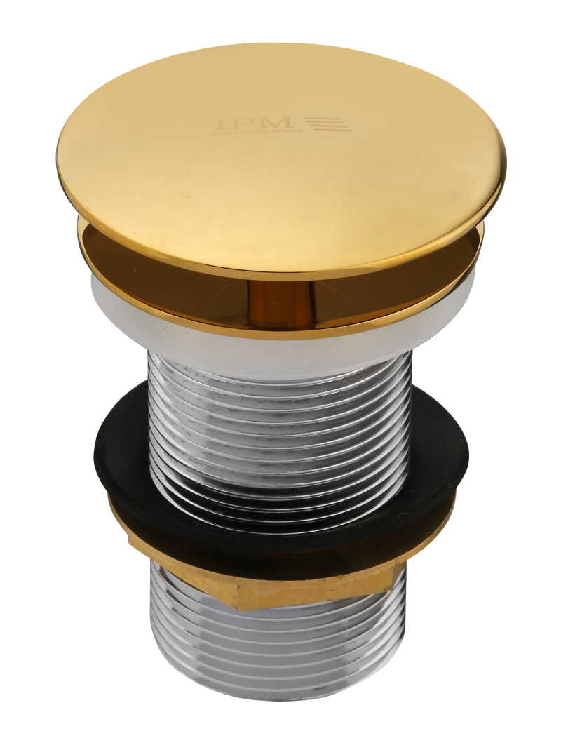 WASTE COUPLING WITH CAP GOLD | IPM